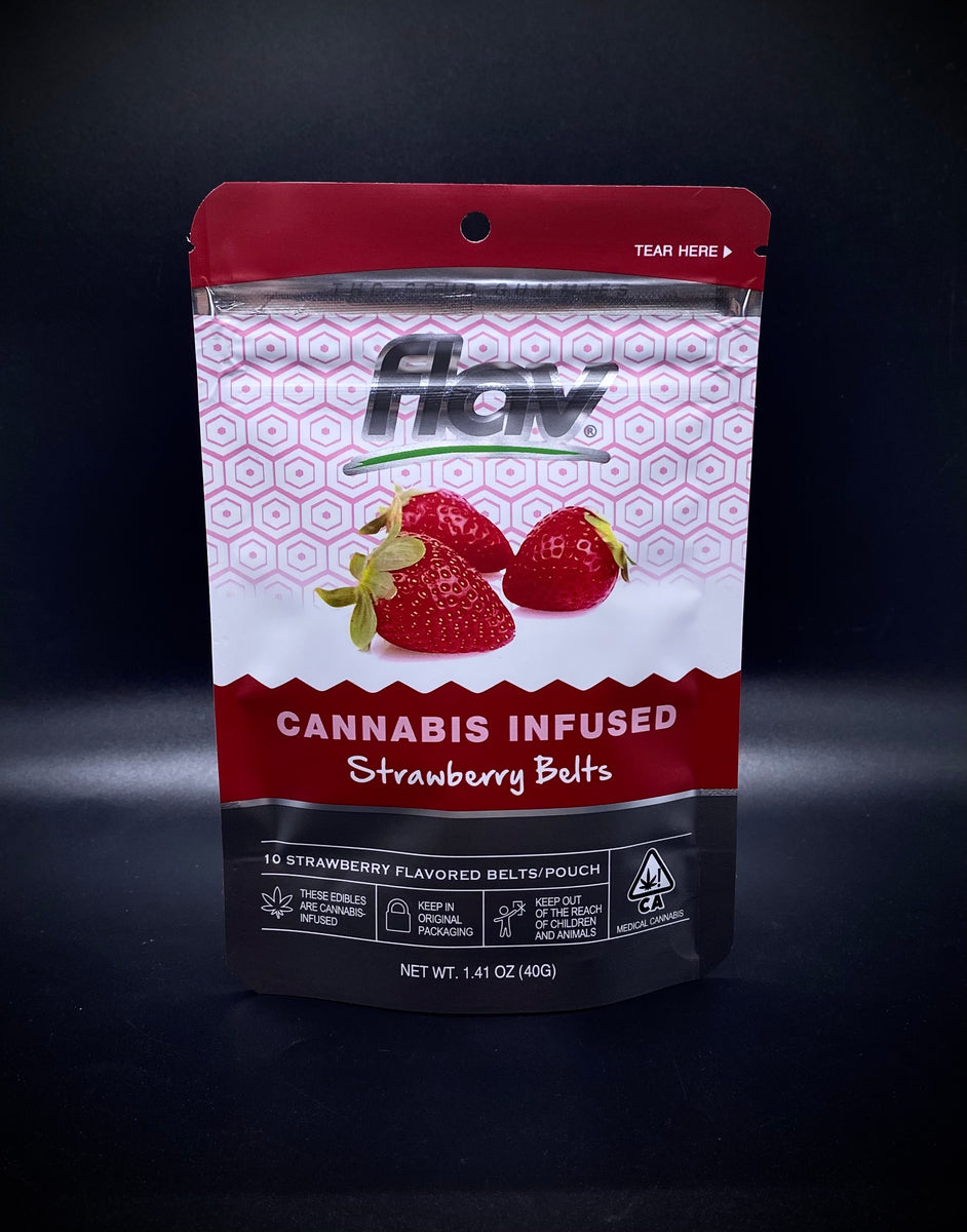 Flav Gummies -StrawBerry Belts- – Xotic Packagez Locker