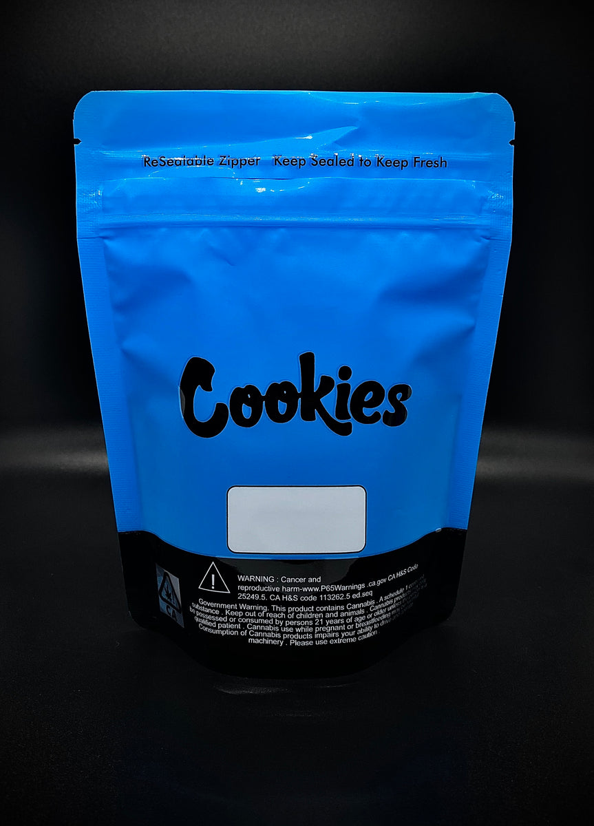Cookies -Plain Blue- 1 OZ (28 G) – Xotic Packagez Locker