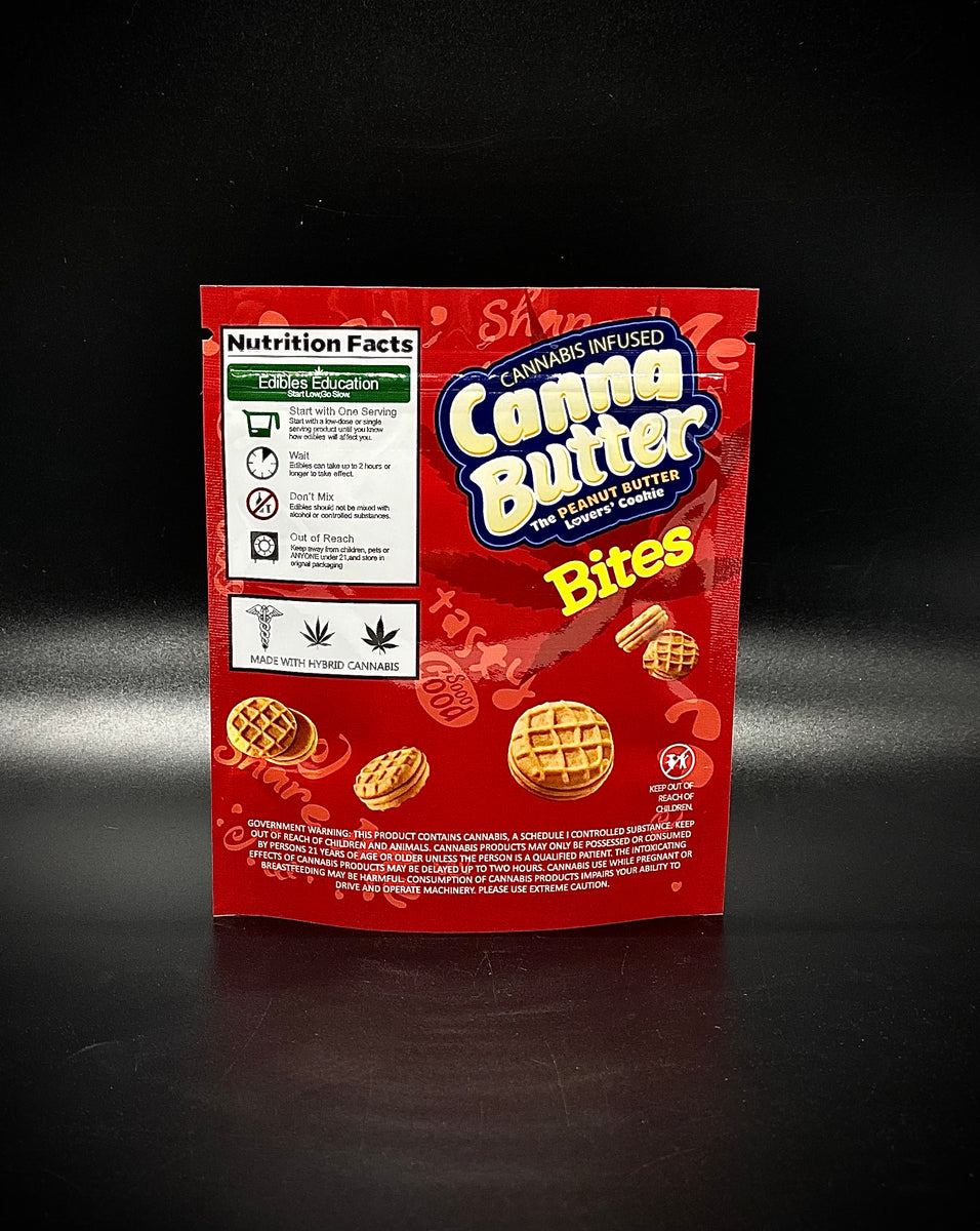 Canna Butter -Bite Sized Peanut Butter Sandwich Cookies- – Xotic ...